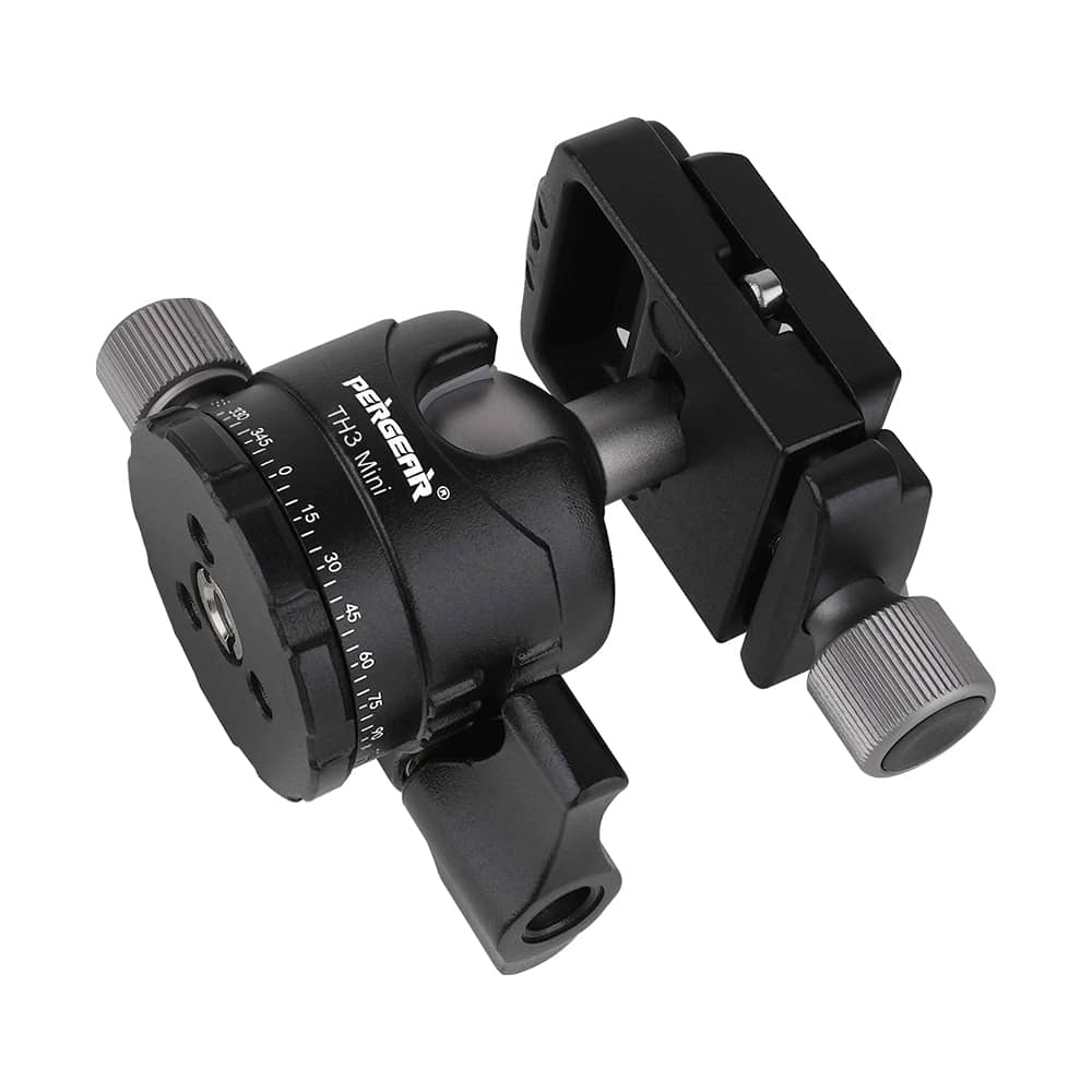 Pergear TH3 Mini Ball Head, Free Rotation Tripod Head for DSLR Cameras