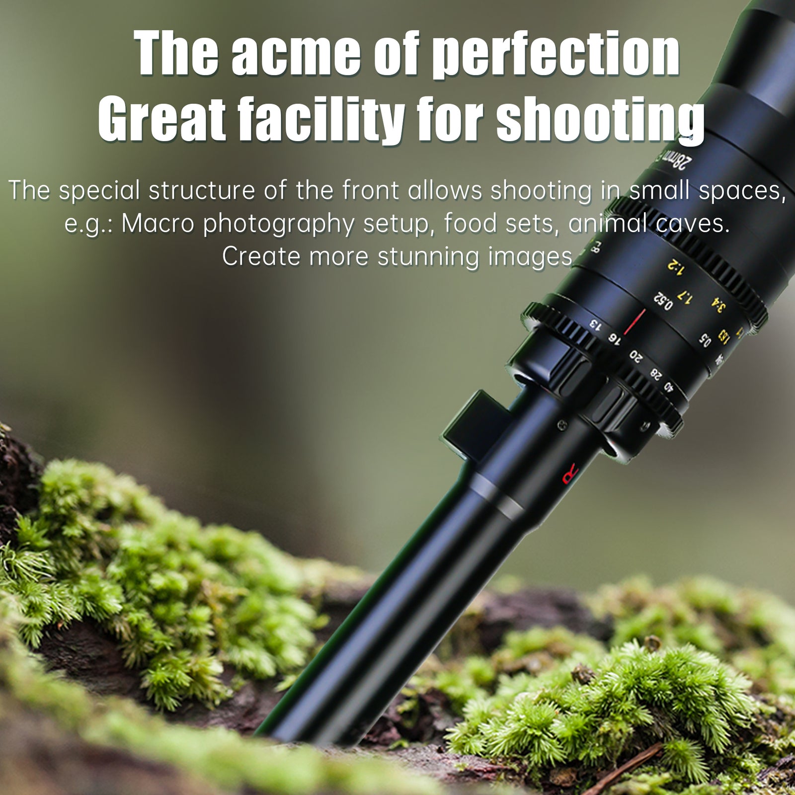 AstrHori 28mm F13 2X Magnification Micro 90° Periscope Probe Lens – Pergear