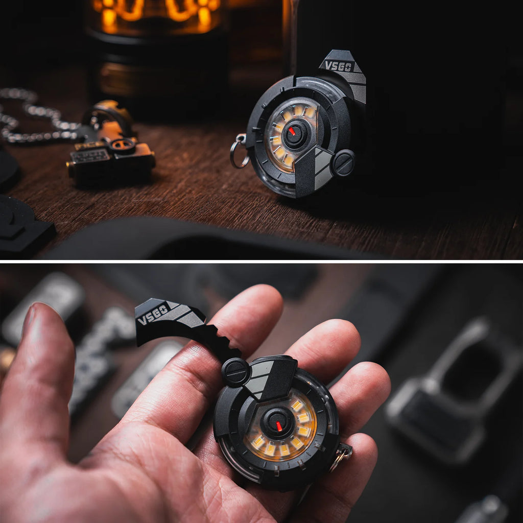VSGO Black Snipe Portable EDC Flashlight Type-C Rechargeable Light ...