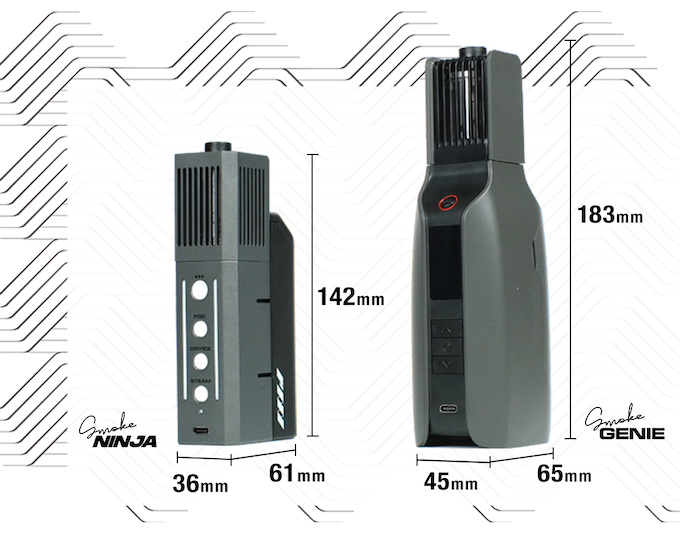 SmokeGENIE SmokeNINJA Wireless Portable Smoke Machine, Full Kit – Pergear