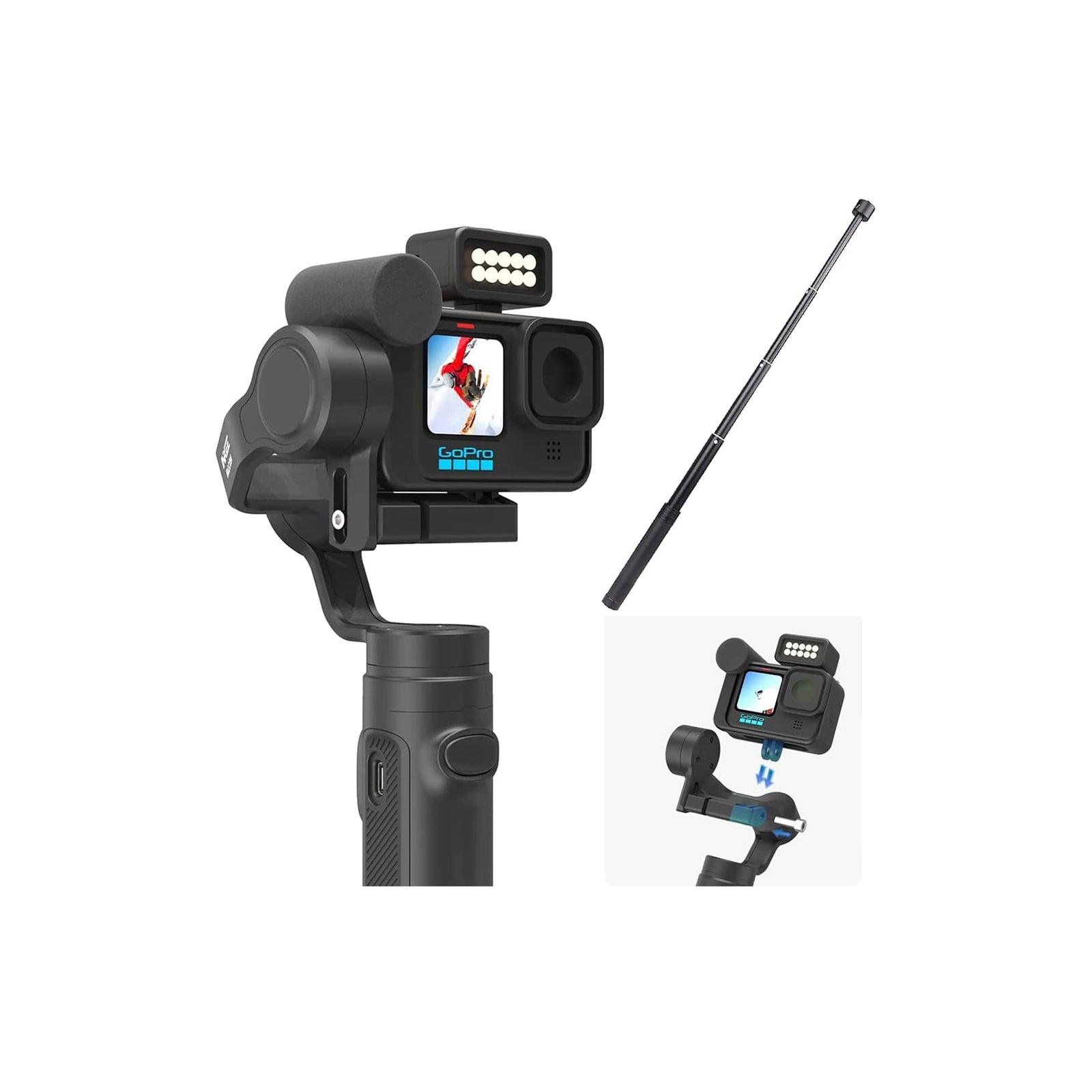INKEE Falcon Plus Action Cameras Gimbal, 2022 Upgraded Version – Pergear